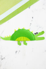 Paper Plate Alligator Craft - Made To Be A Momma