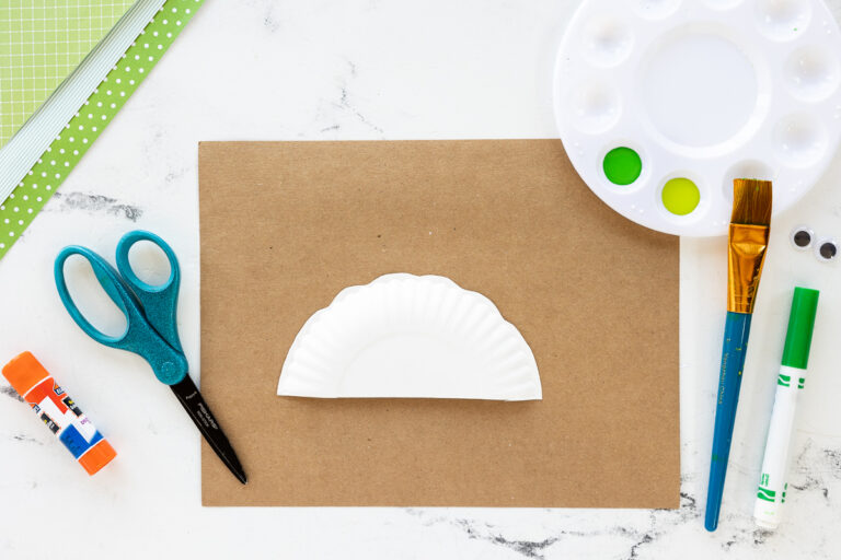 Paper Plate Alligator Craft - Made To Be A Momma