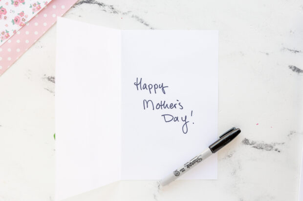 3D Heart Flower Card - Made To Be A Momma