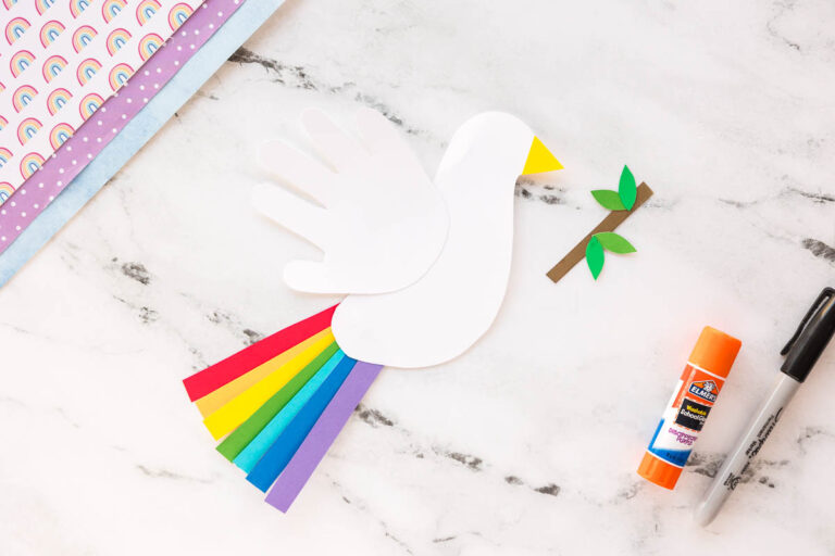 Handprint Noah's Ark Dove - Made To Be A Momma