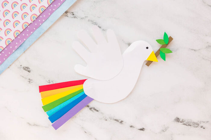 Handprint Noah's Ark Dove - Made To Be A Momma