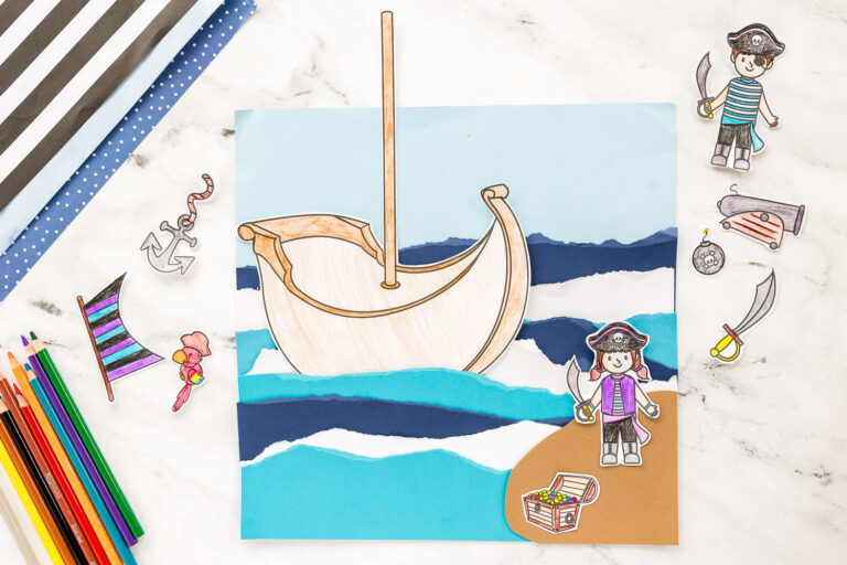 Build a Pirate Ship Craft - Made To Be A Momma