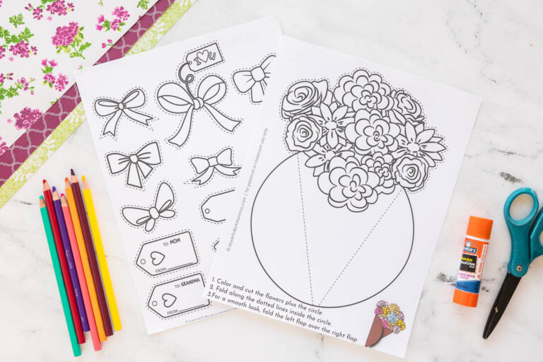 Mother’s Day Printable Bouquet - Made To Be A Momma