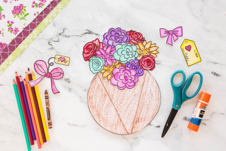 Mother’s Day Printable Bouquet - Made To Be A Momma