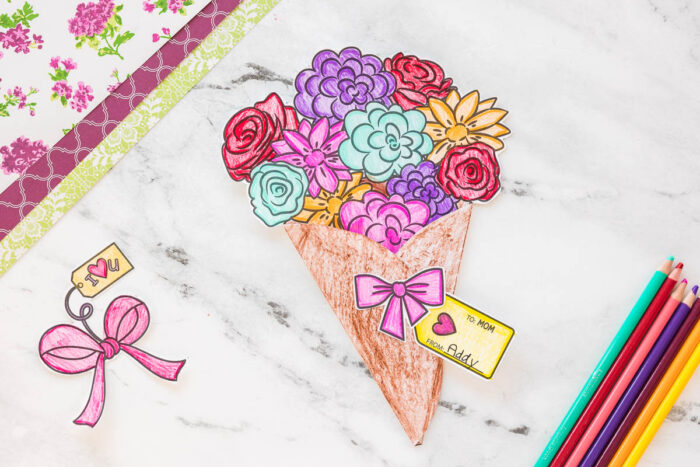 Mother’s Day Printable Bouquet - Made To Be A Momma