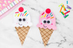 Ice Cream Cone Card Craft - Made To Be A Momma