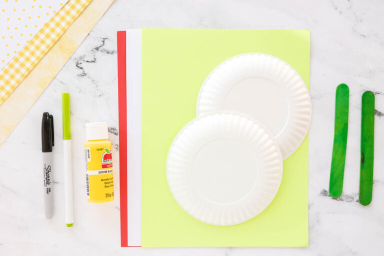 Paper Plate Daisy Craft - Made To Be A Momma