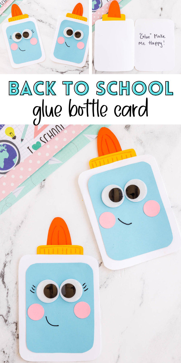 Back to School Glue Card Craft - Made To Be A Momma