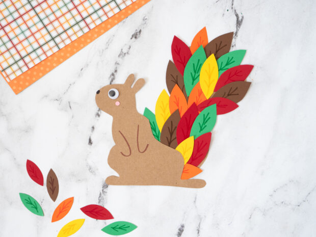 Easy Fall Squirrel Craft for Kids - Made To Be A Momma