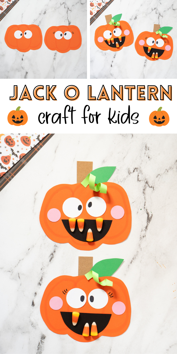 Easy Jack O Lantern Craft for Kids - Made To Be A Momma