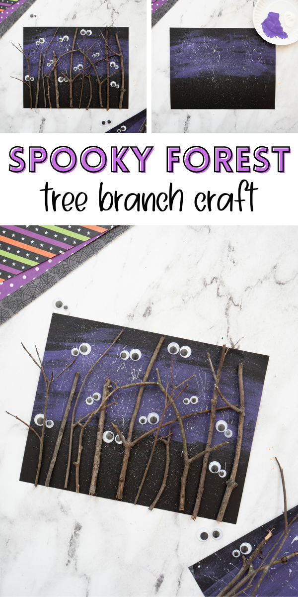 Spooky Forest Tree Branch Craft - Made To Be A Momma