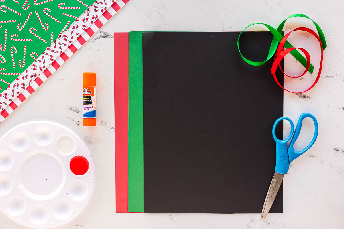 Fingerprint Candy Cane Craft - Made To Be A Momma