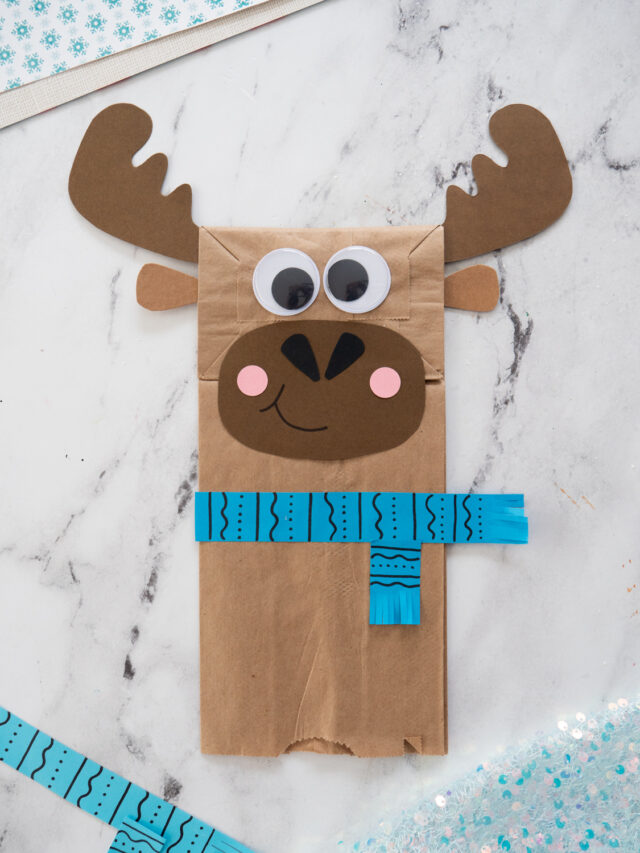 Paper Bag Moose Craft - Made To Be A Momma