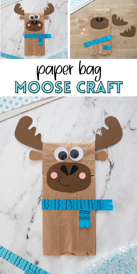 Paper Bag Moose Craft - Made To Be A Momma