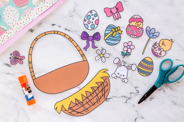Printable Easter Bunny Basket - Made To Be A Momma