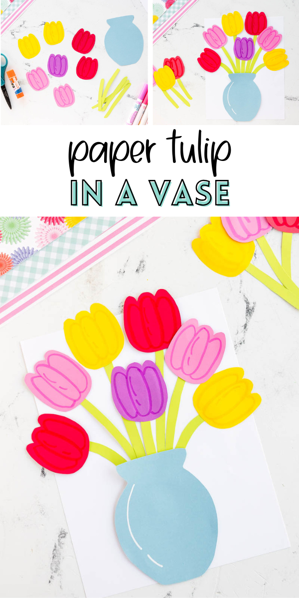 Paper Tulip Craft - Made To Be A Momma