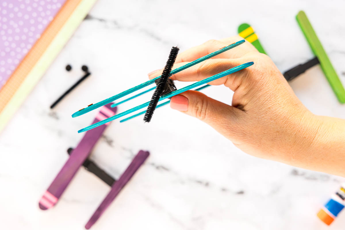 Popsicle Stick Airplane Craft for Kids - Made To Be A Momma