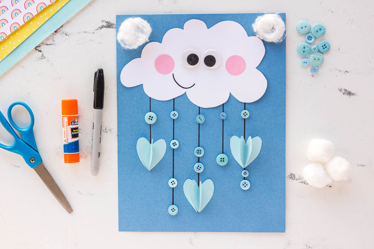 Rain Cloud Craft - Made To Be A Momma