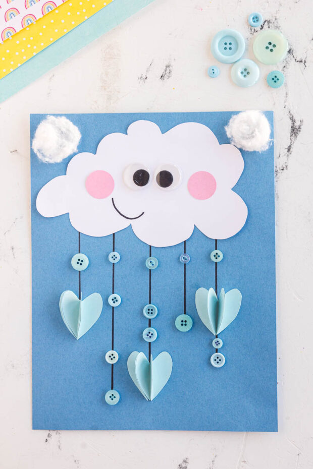 Rain Cloud Craft - Made To Be A Momma