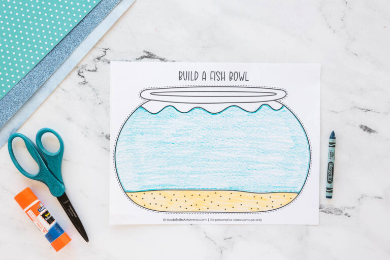 Build a Fish Bowl Craft - Made To Be A Momma