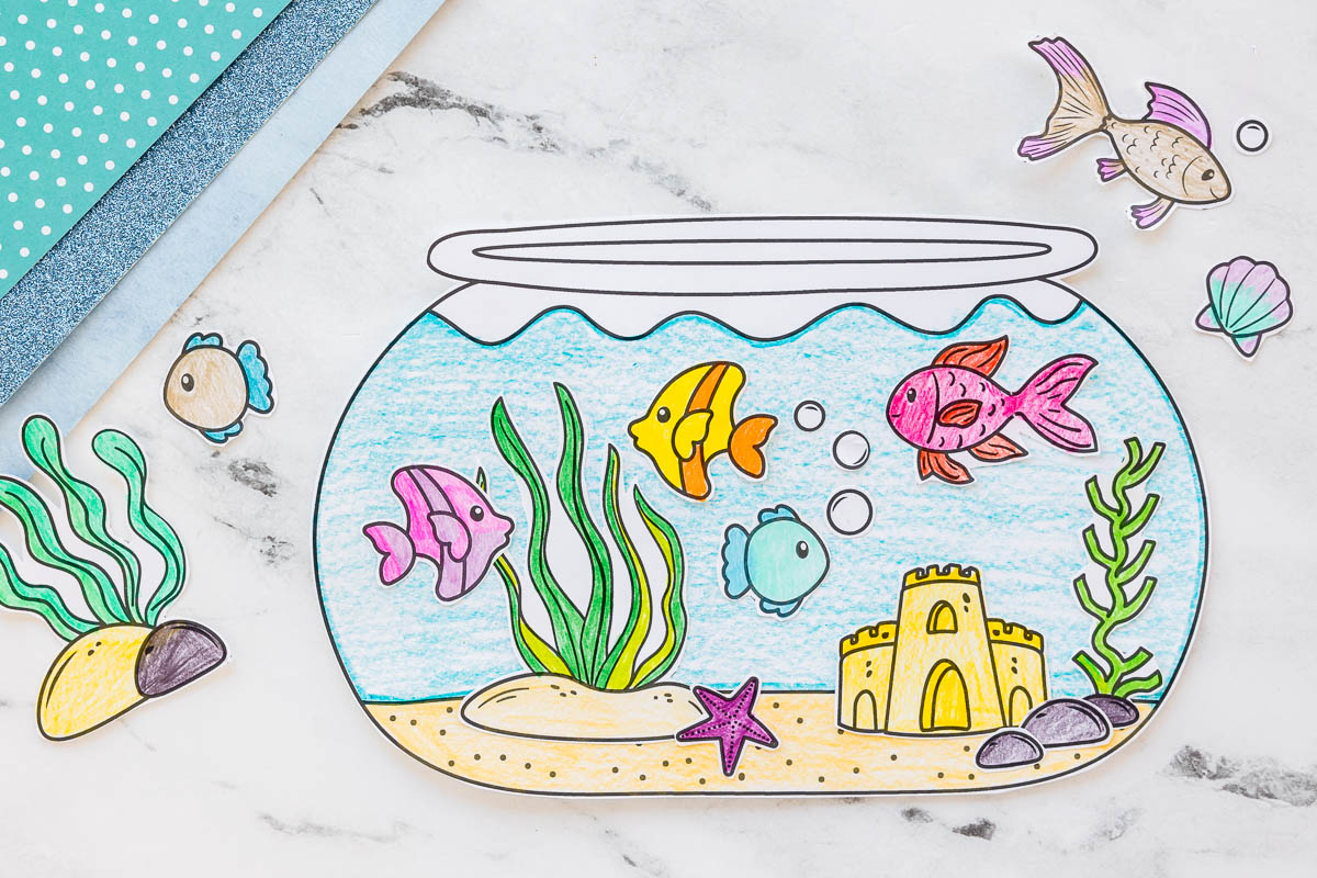 Build a Fish Bowl Craft - Made To Be A Momma