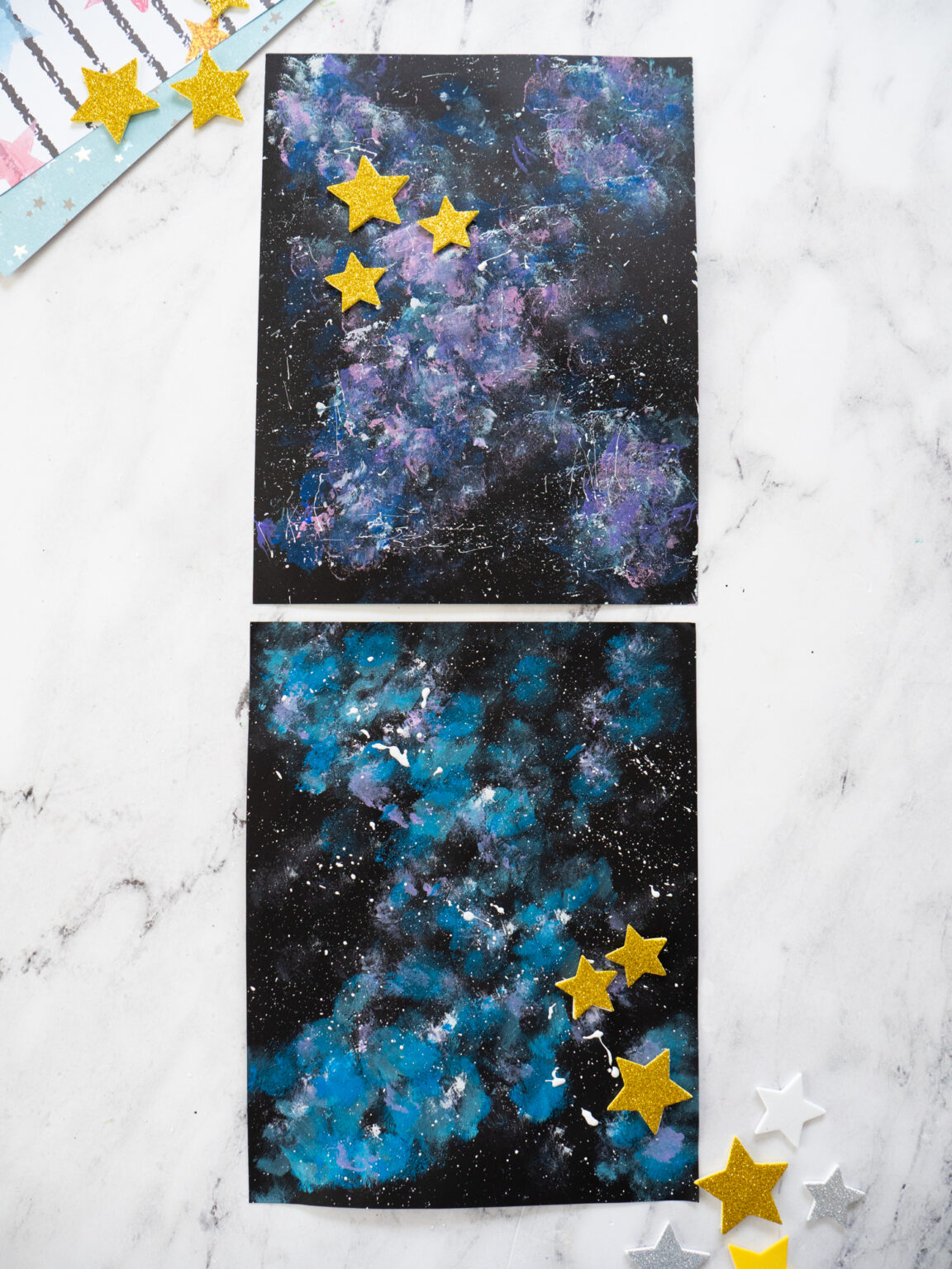 Galaxy Rocket Craft for Kids (Easy Space Craft with Free Template ...