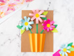 Paper Loop Flower Craft for Kids - Made To Be A Momma