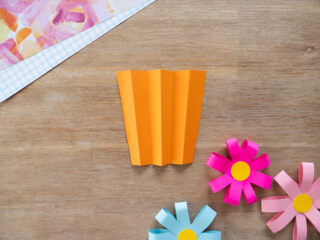 Paper Loop Flower Craft for Kids - Made To Be A Momma